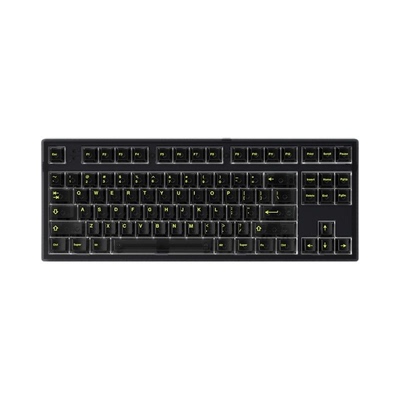 腹灵MK870PRO全透机械键盘