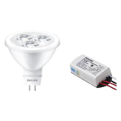 飞利浦经济型MR16插脚灯12V低压COB灯杯led射灯光源GU5.3变压器