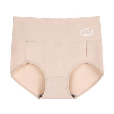 全棉抗菌高腰收腹内裤