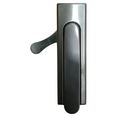 轻便水龙箱门锁全金属拉手锁不锈钢消防箱门锁平面锁控制配电箱锁