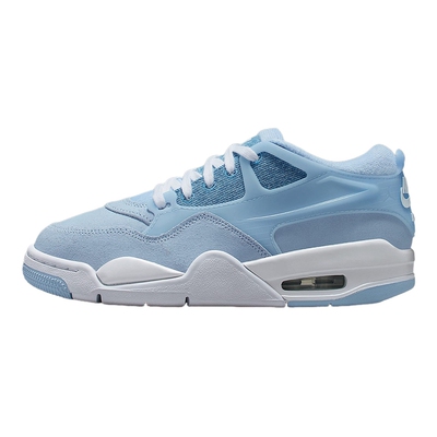 NIKE耐克女鞋AIR JORDAN 4 RM AJ4蓝白运动鞋童篮球鞋IH2348-400
