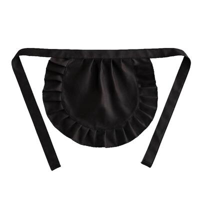 原创lolita新中式小厨娘女仆围裙可爱小围兜洛丽塔cos二次元围裙