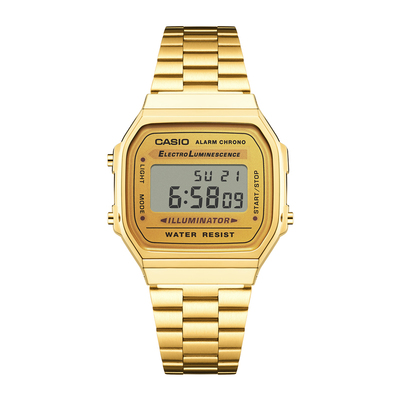 卡西欧casio男女复古情侣小金表