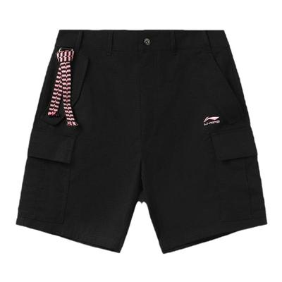 李宁正品男子运动短裤AKSR751