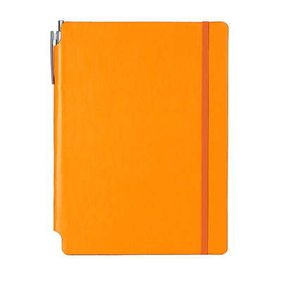 港信皮面商务记事本绑带彩色