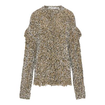 WEARABLE混色毛纱流苏套头