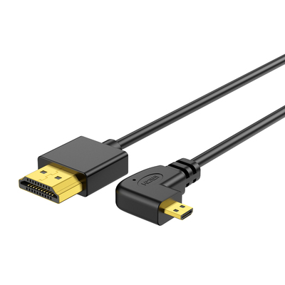 温联微型HDMI线弯头D型接口
