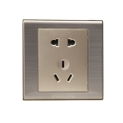 飞利浦开关插座面板q8香槟金色