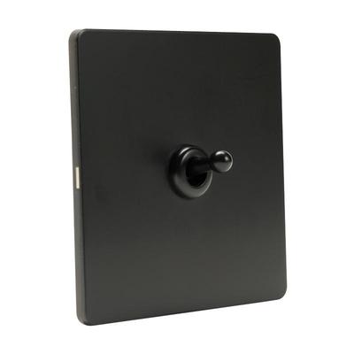 86型墙壁复古黑色拨杆PIALT