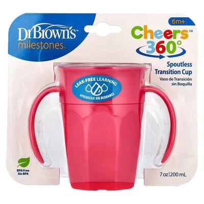 布朗博士,Milestones™，Cheers360™，无喷嘴过渡杯