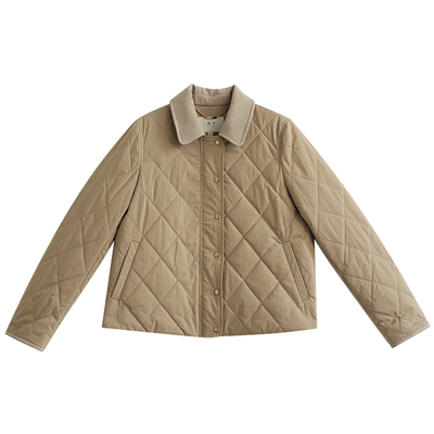 复古文艺翻领3M新雪丽棉短款棉服