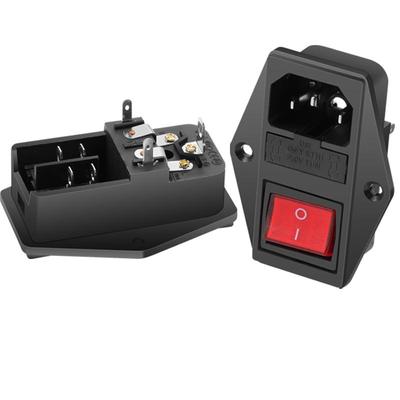 三合一品字医疗设备ac电源插座