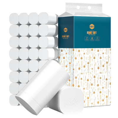 漫花无芯卷纸家用实惠装卫生纸