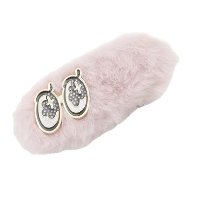 SNIDEL纯色金属侧边发夹边夹