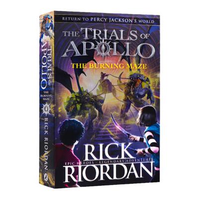 阿波罗的审判3 焚烧的迷宫The Burning Maze The Trials of Apollo Book 3 英文原版科幻小说 波西杰克逊percy Jackson