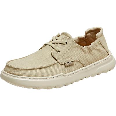 TATA他她一脚蹬透气布鞋男鞋子款软底舒适爸爸鞋新款鞋子299D8BM5