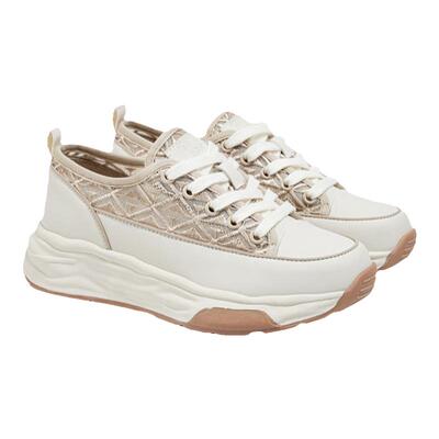 厚底网面透气板鞋女运动休闲鞋