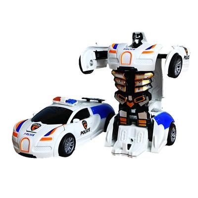 儿童玩具车变形碰撞玩具警车