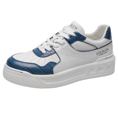 金利来真皮防滑耐磨休闲板鞋