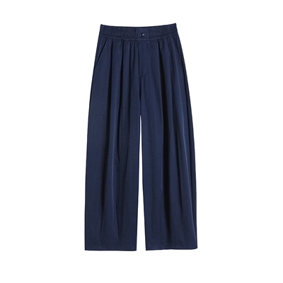 康博高腰阔腿九分显瘦遮胯女裤