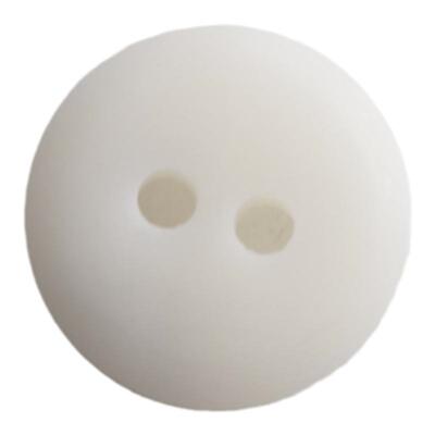 哑光未染色自然白象牙棕榈纽扣