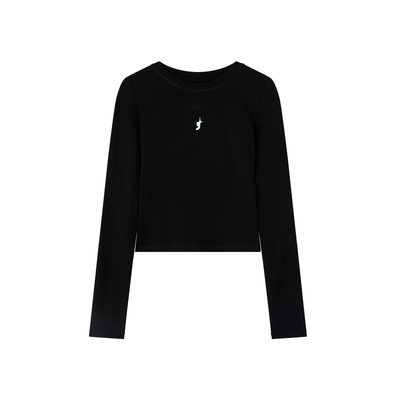 FTT高智风黑色修身上衣