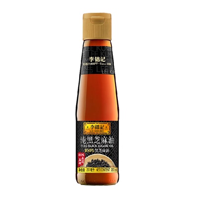 李锦记纯黑芝麻油香浓207ml