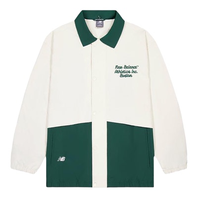 New Balance/NB正品新款男士拼接防风翻领夹克外套AMJ41304-LIN