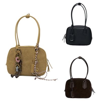 FIRSTFLOOR麂皮小号波士顿包