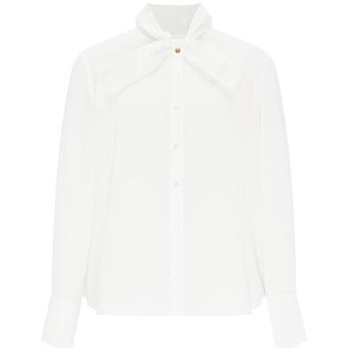 GIOVANNI VALENTINO春季新款设计感衬衫女装长袖显瘦百搭气质衬衣