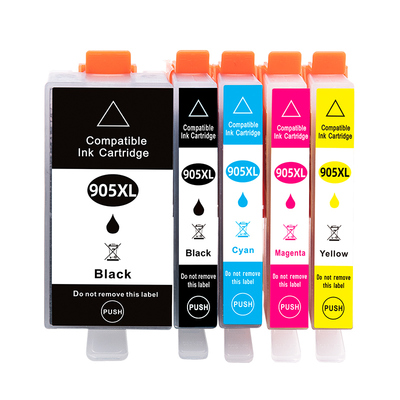 适用惠普905XL墨盒hp6950墨盒HP OfficeJet Pro 6950 6956 6960 6970打印机一体机彩色墨盒HP902XL大容量墨盒