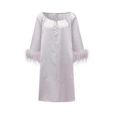 NJP织女星系列真丝晨袍