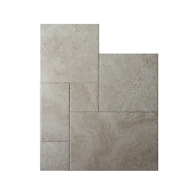 仿莱姆石罗马拼古堡全瓷防滑地砖