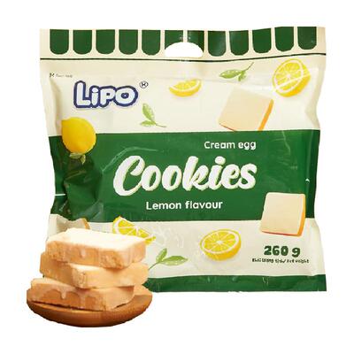 越南Lipo进口柠檬味面包干260g