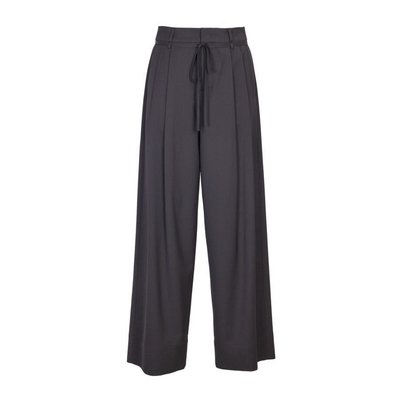 婉甸2026夏季新品黑色阔腿裤优雅风女士高腰长裤1252P05SX1YX