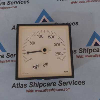 DEIF 0 TO 2730 KW 1041300050A KILOWATT METER