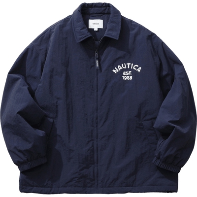 nauticawhitesail休闲翻领棉服