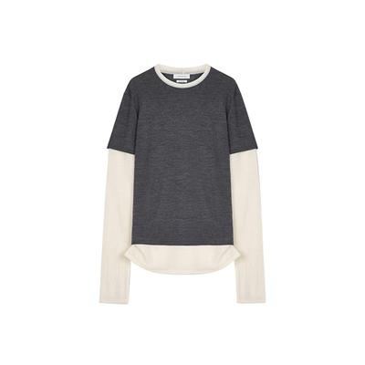 concise-white拼接半袖假两件