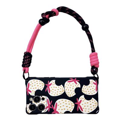 甜酷草莓斜挎挂绳手机壳15Promax