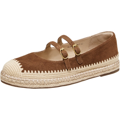 TATA他她玛丽珍女鞋春季新款单鞋时尚羊皮休闲圆头渔夫鞋7E307AQ6