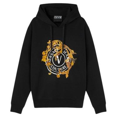 【季末优惠】VERSACE JEANS COUTURE Porcelain Barocco连帽衫