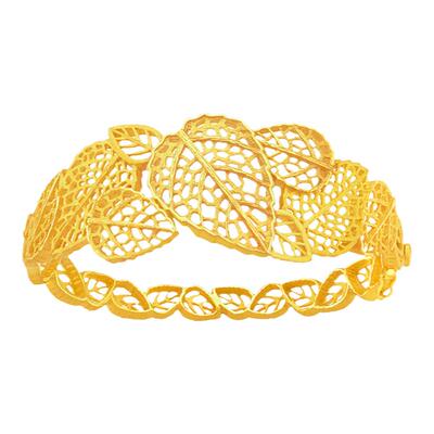 justgold镇金店金叶良缘黄金足金