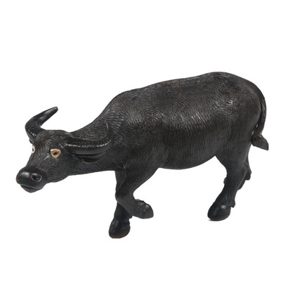 水牛风水吉祥物公仔摆件石湾陶瓷