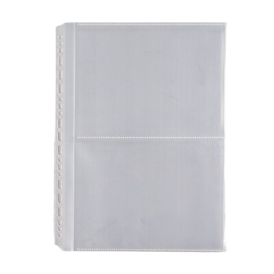 唛哒令双面插页活页袋多格文件袋