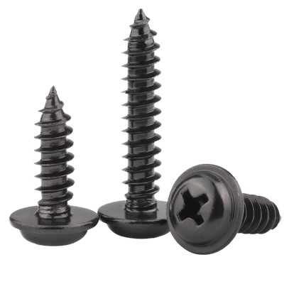 黑色304不锈钢pwa十字自攻螺丝