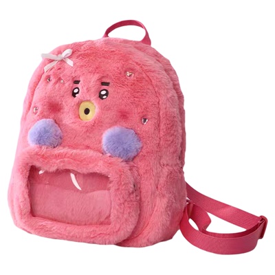 minini毛绒痛包双肩背包