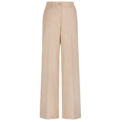 FALCONERI女经典宽松显瘦高腰棉质阔腿裤DPL448Q