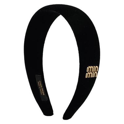 fever同款min黑色丝绒发箍