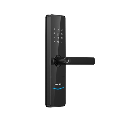 飞利浦智能门锁DDL603E半自动指纹锁家用防盗门一握开密码电子锁