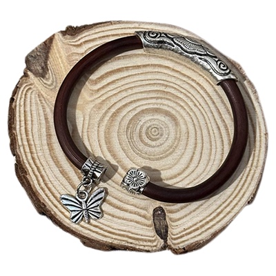 天然鸡血藤手镯民族风手环